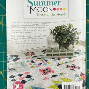 Summer Moon Sampler Patchwork Quilt Pattern Block of the Month Book - Etsy