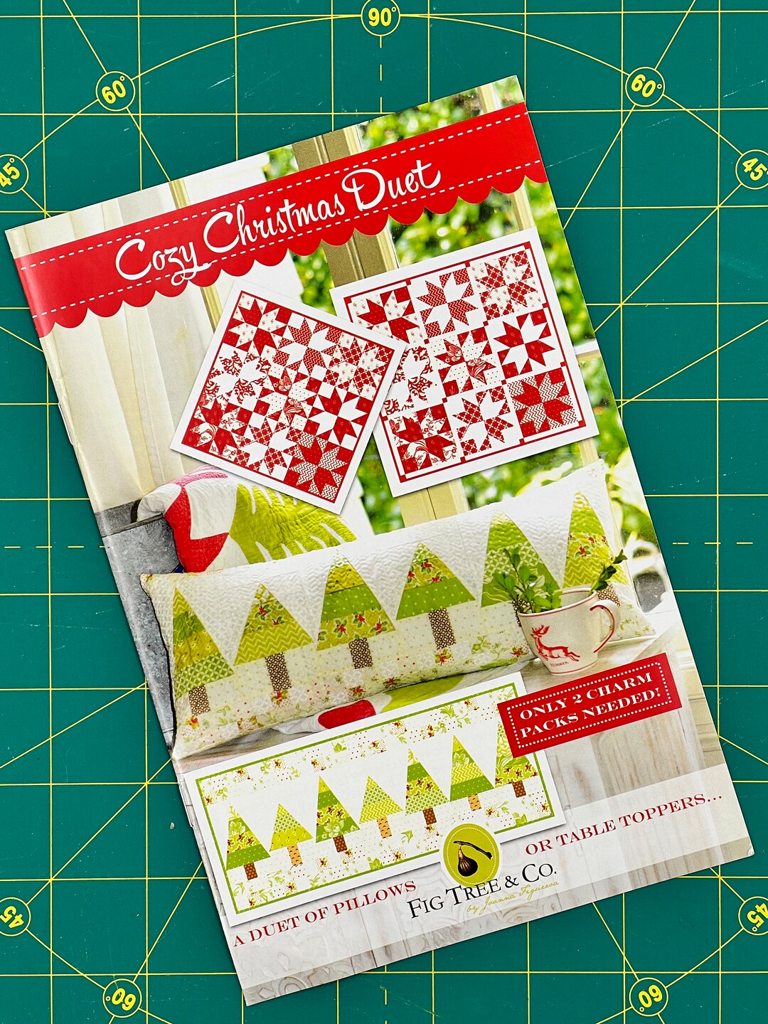 Cozy Christmas Duet Pattern by Fig Tree Quilts, Red and White, and ...