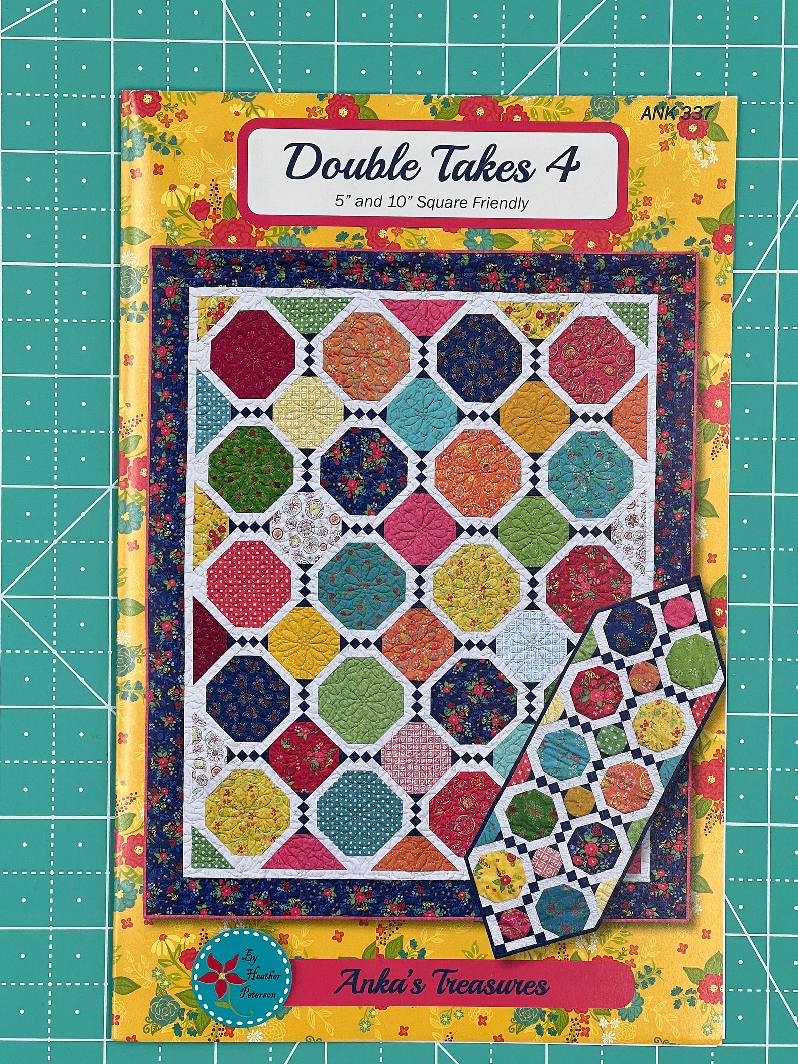 Double Takes 4 Traditionally Pieced Patchwork Quilt Pattern by Anka’s ...