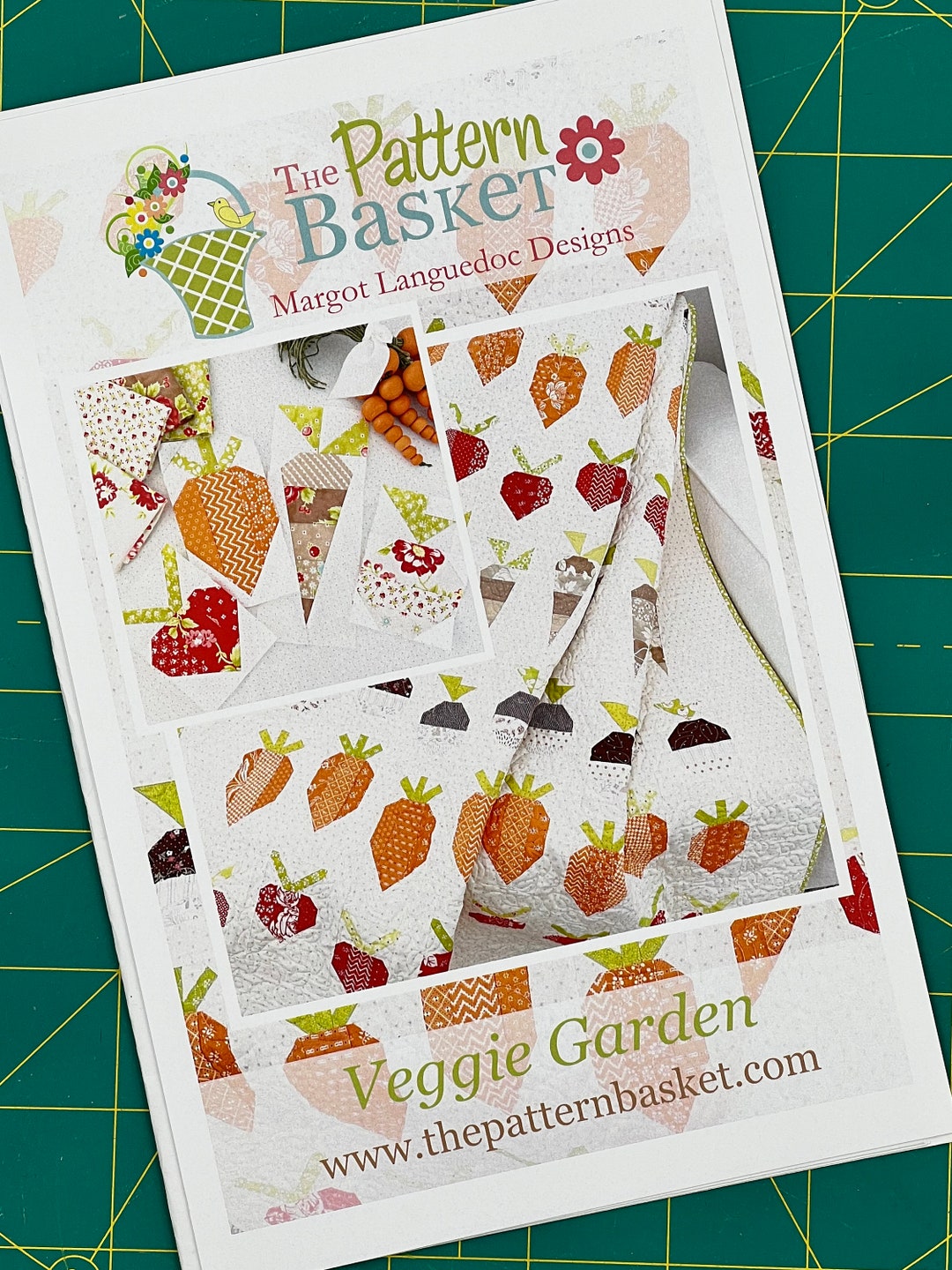 Veggie Garden, Vegetable Patch Quilt Pattern by the Pattern Basket - Etsy