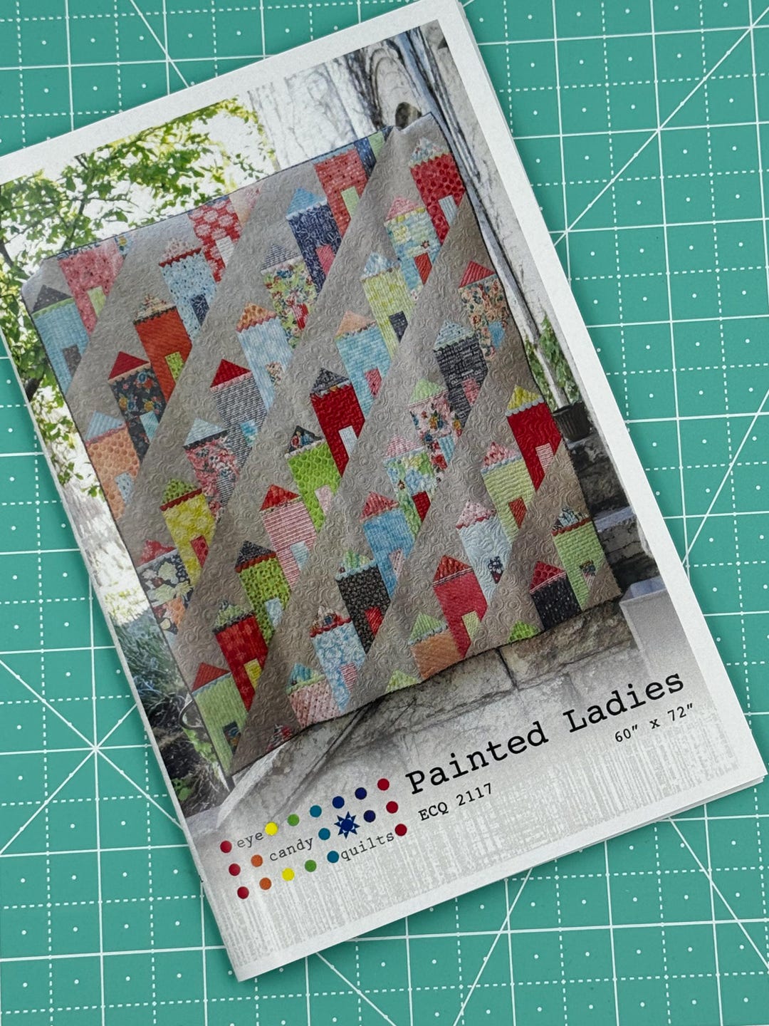 Painted Ladies Modern Scrap Quilt Pattern by Eye Candy Quilts - Etsy