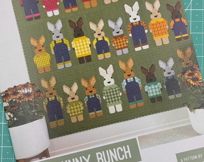 Bunny Bunch Quilt Pattern Booklet by Elizabeth Hartman - Etsy