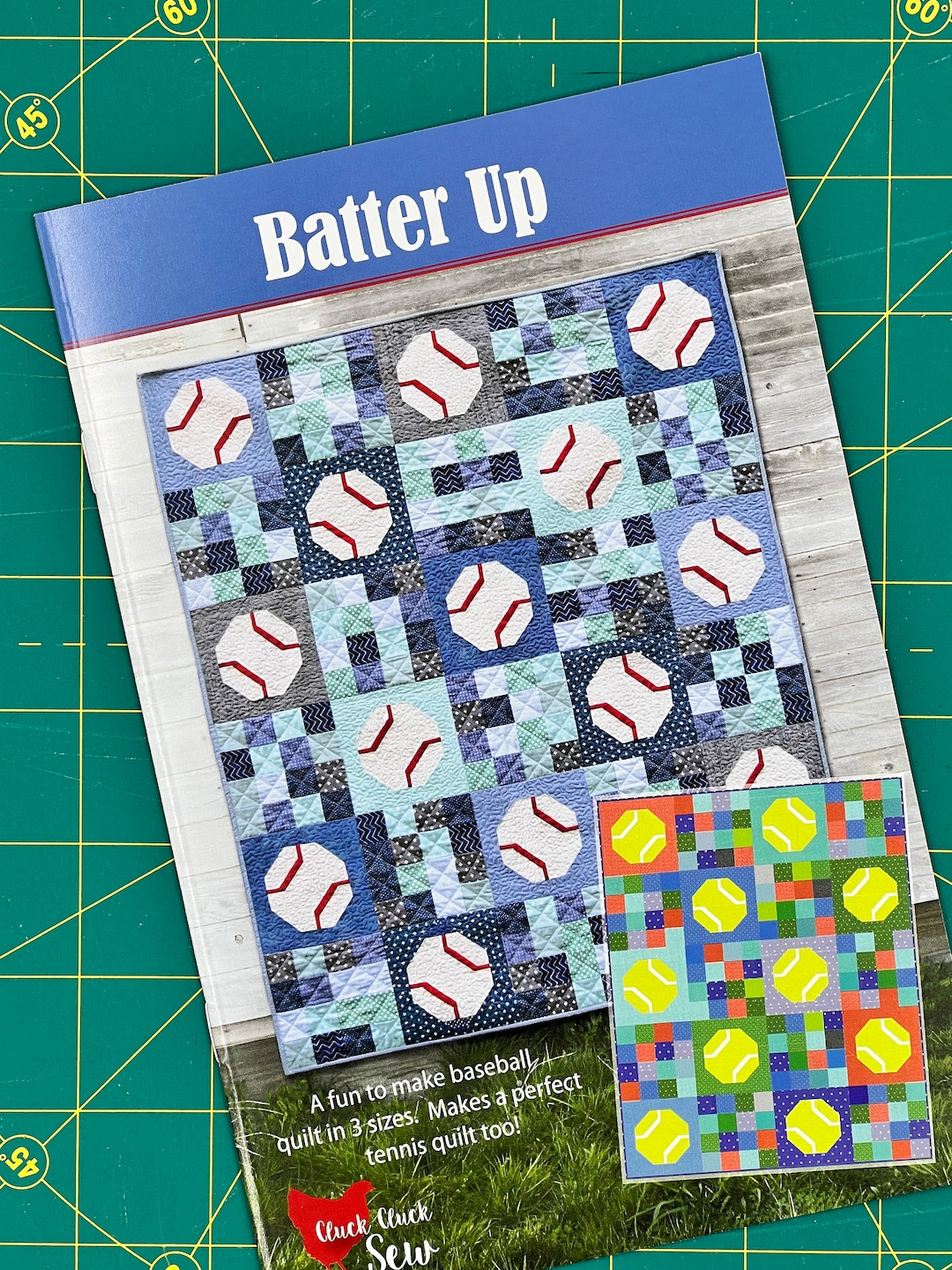 Batter up Quilt Pattern by Cluck Cluck Baseball, Softball, or Tennis ...