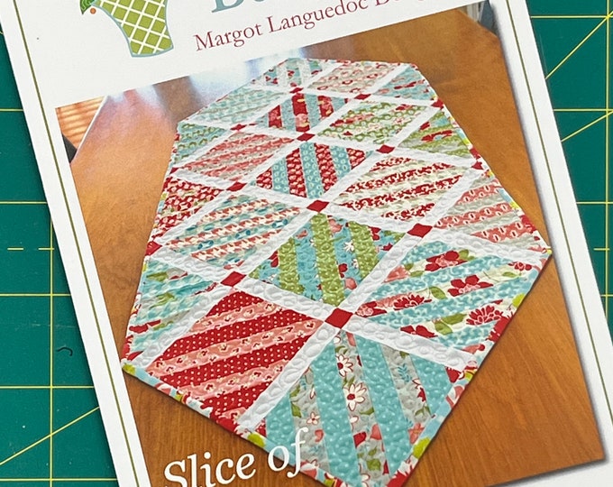 Slice of Cake Quilted Table Runner Quilt Pattern by the Pattern Basket ...