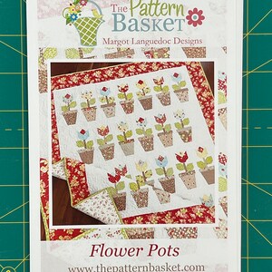 Flower Pot Dutch Tulips Quilt Pattern by the Pattern Basket - Etsy