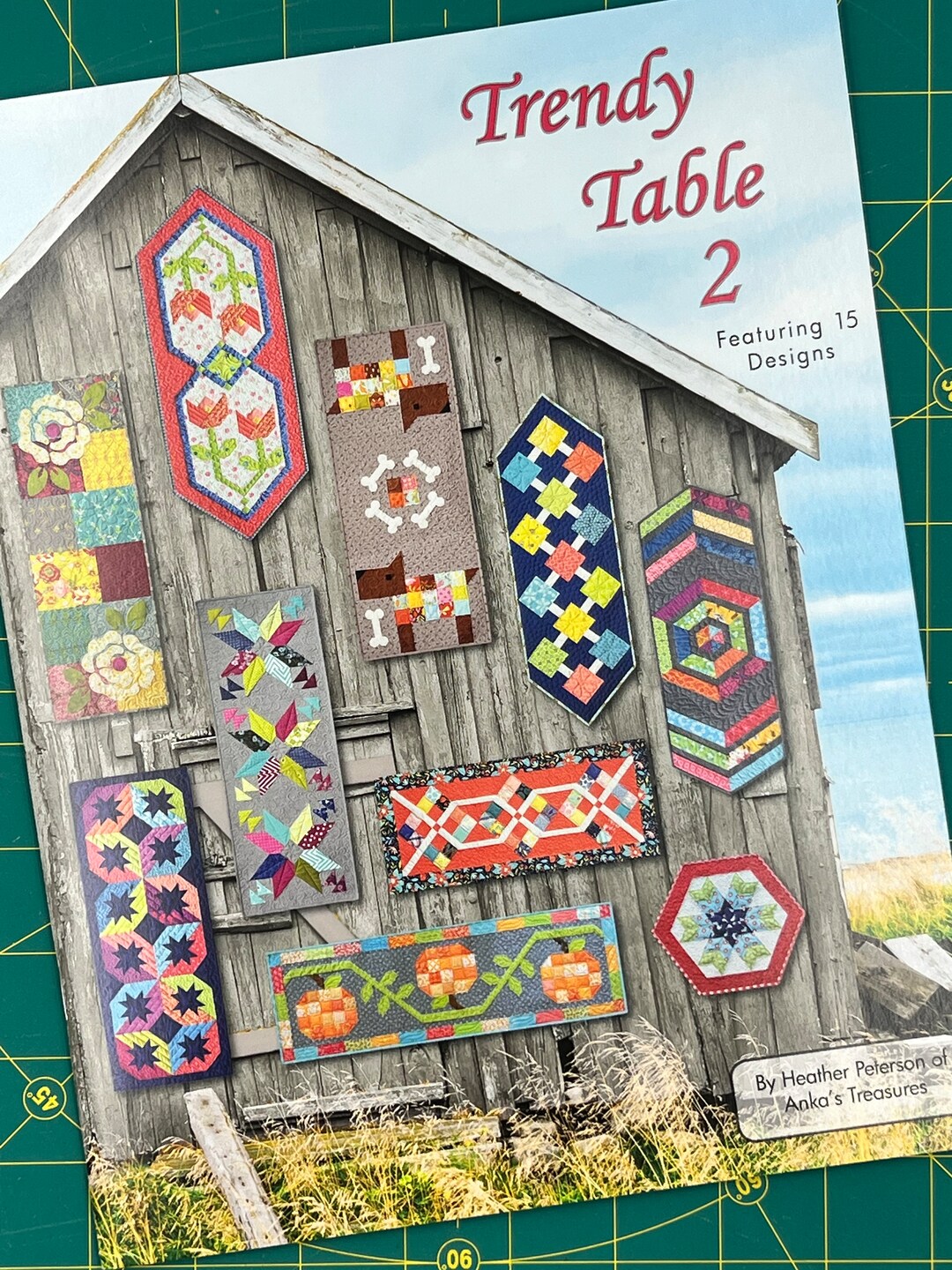 Trendy Table 2 Table Runner Quilt Pattern Book by Anka’s Treasures - Etsy