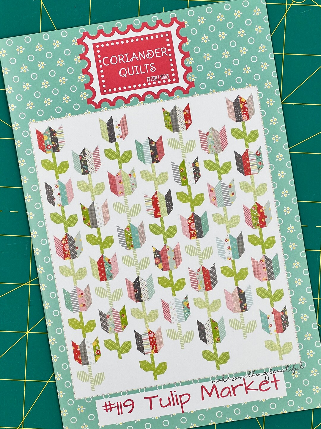 Tulip Market Pieced Patchwork Scrap Quilt Pattern by Corey Yoder for ...