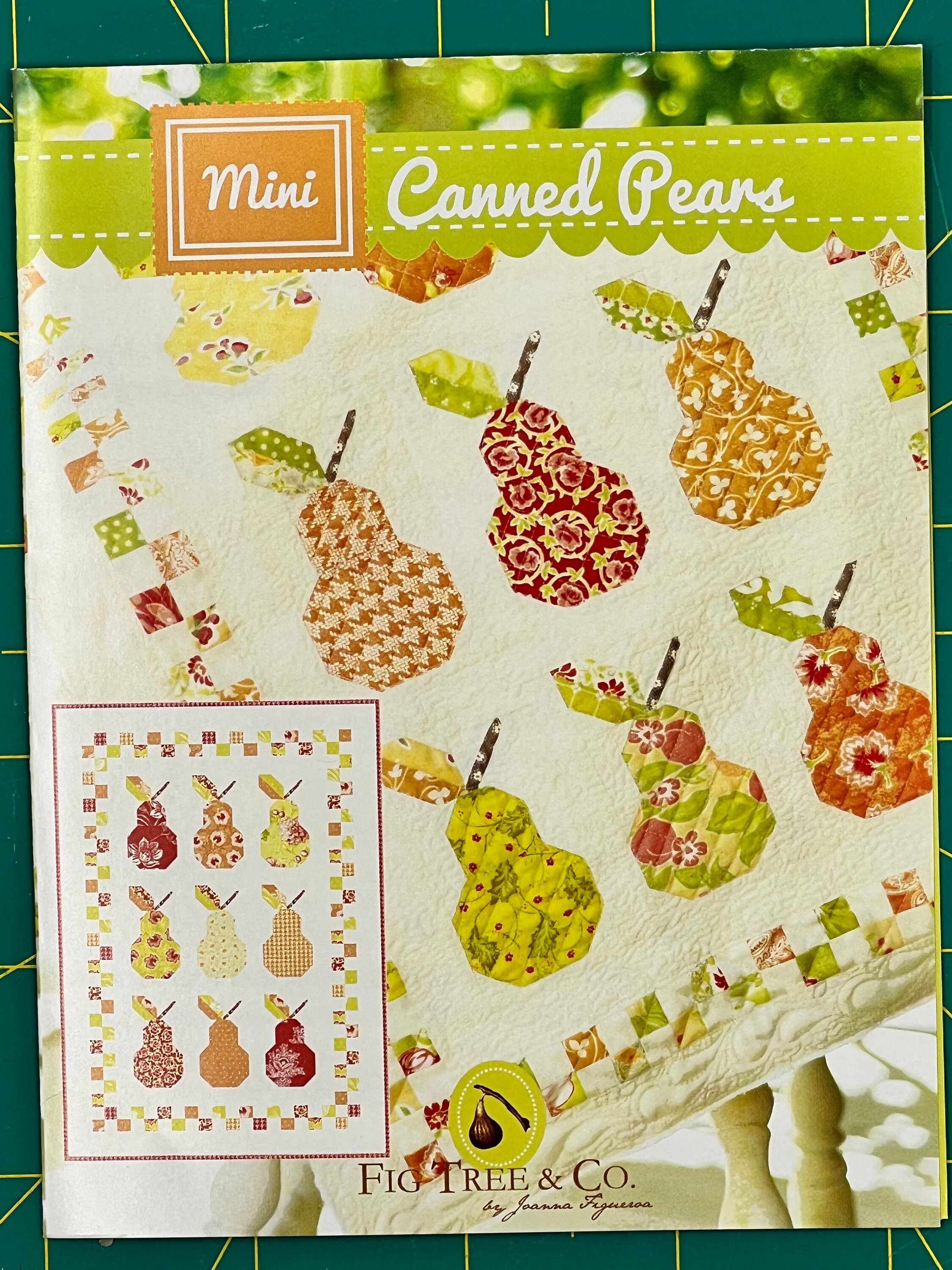 Mini Canned Pears Quilt Pattern by Fig Tree Quilts - Etsy