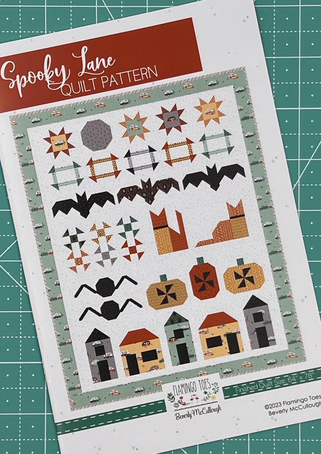 Spooky Lane Halloween Quilt Pattern From Flamingo Toes - Etsy