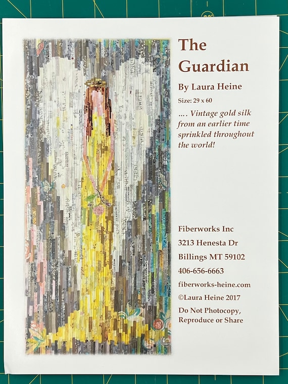 The Guardian Angel Collage Quilt Pattern by Laura Heine of - Etsy
