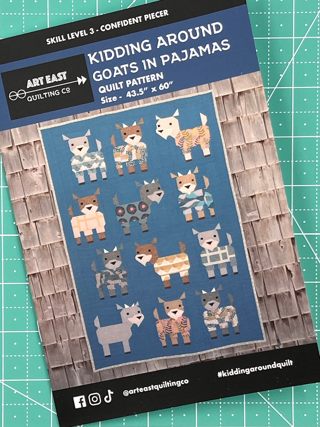 Kidding Around Goats in Pajamas Traditionally Pieced Patchwork Quilt ...