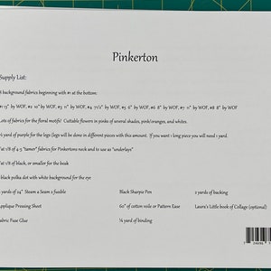 Pinkerton Flamingo Collage Quilt Pattern by Laura Heine of Fiberworks ...