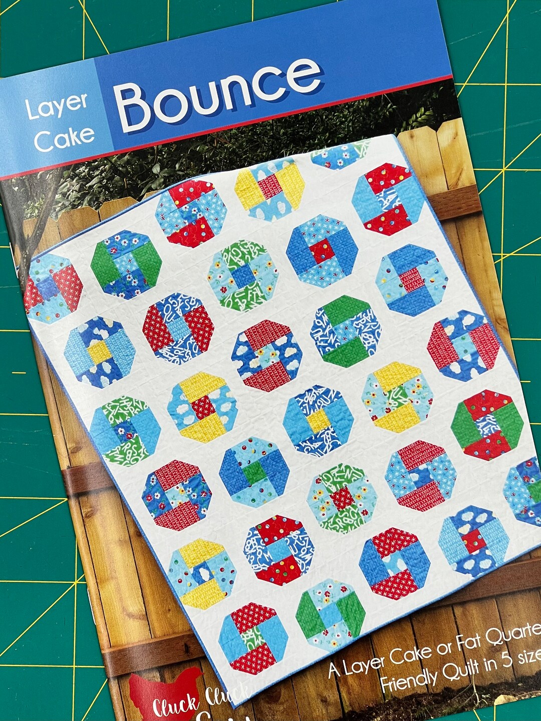 Bounce Quilt Pattern by Cluck Cluck Sew, Layer Cake or Fat Quarter ...