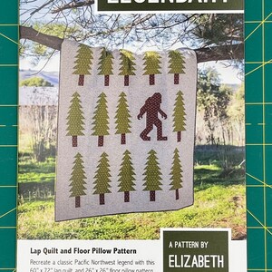Legendary Big Foot in the Pine Forest Quilt Pattern by Elizabeth ...