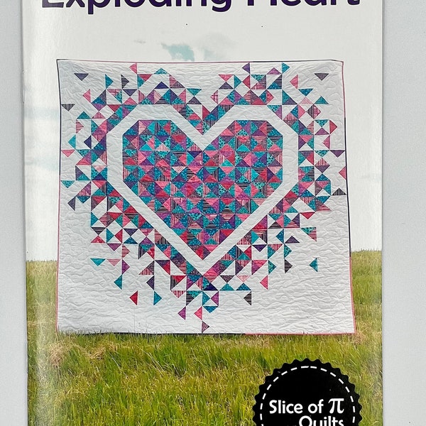 Exploding Heart Quilt Pattern - Etsy