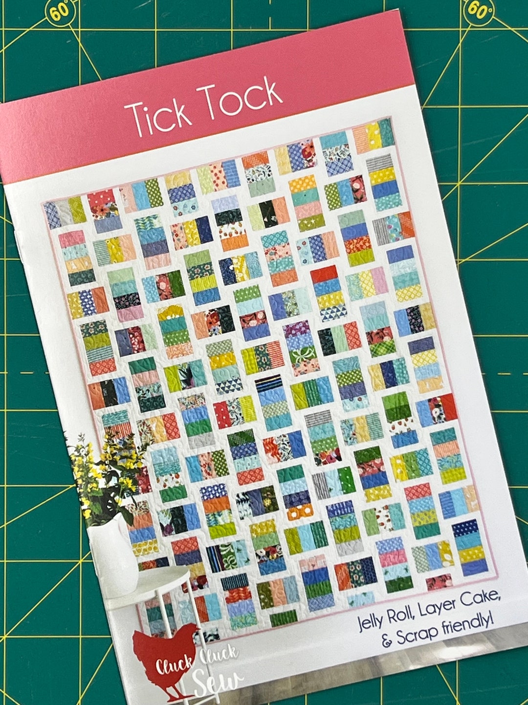 Tick Tock Quilt Pattern by Cluck Cluck Sew, Layer Cake, Jelly Roll, or ...