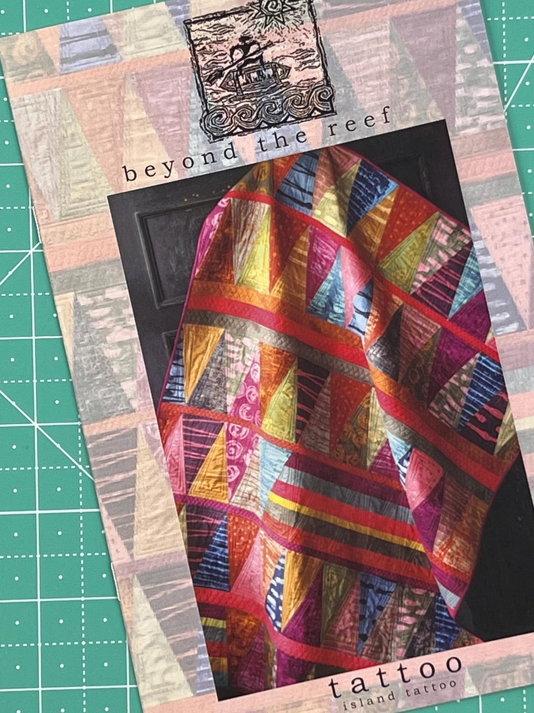 Tattoo Quilt Pattern by Beyond the Reef Fat Quarter Friendly - Etsy