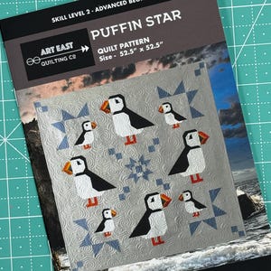 Puffin Traditionally Pieced Patchwork Quilt Pattern by Art East Company ...