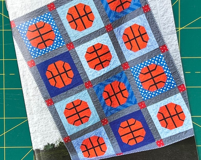 Slam Dunk Basketball Quilt Pattern by Cluck Cluck Sew - Etsy