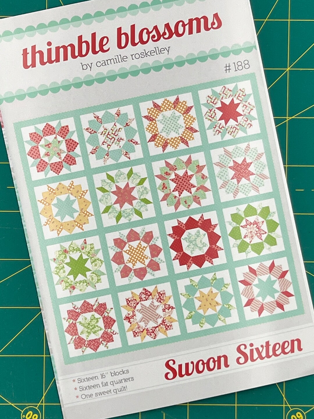 Swoon Sixteen (16) Quilt Pattern by Thimble Blossoms by Camille ...