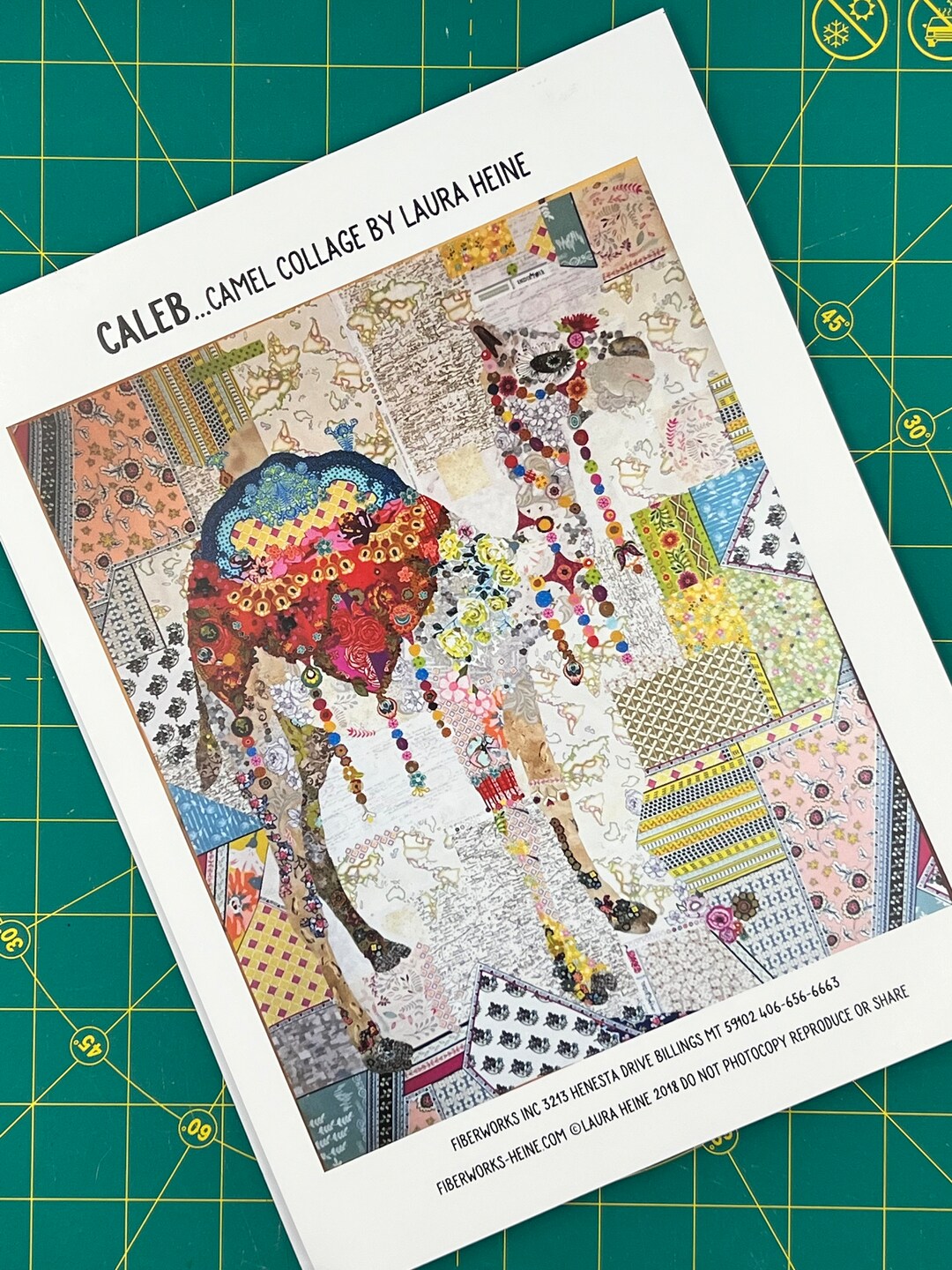 Caleb Desert Camel Collage Quilt Pattern by Laura Heine of Fiberworks ...