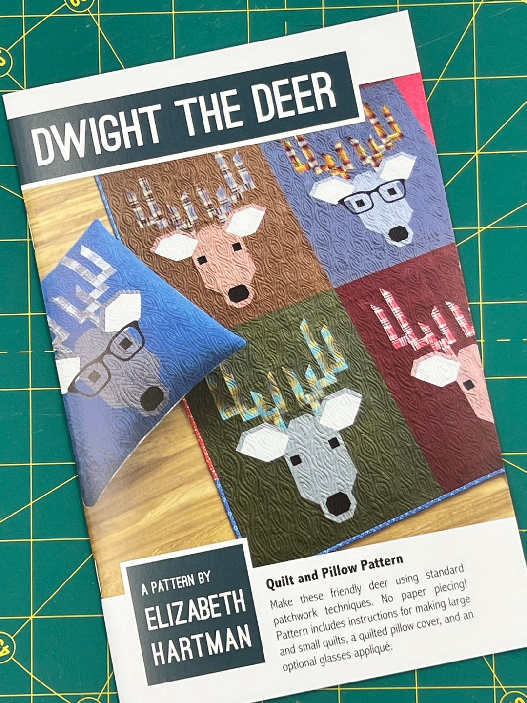Dwight the Deer Quilt Pattern by Elizabeth Hartman - Etsy