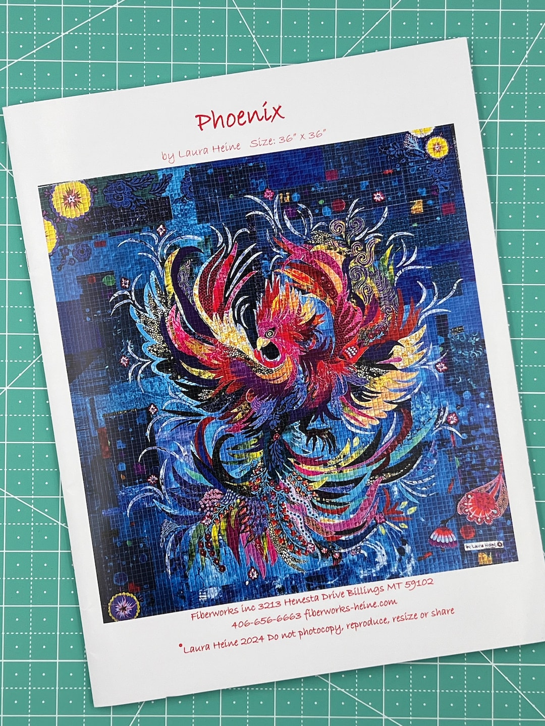 Phoenix Collage Quilt Pattern by Laura Heine - Etsy