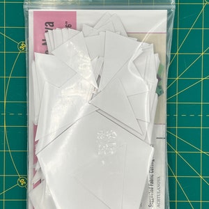 Tula Nova by Tula Pink EPP Quilt Kit: Pattern, Paper Pieces, Windowed ...