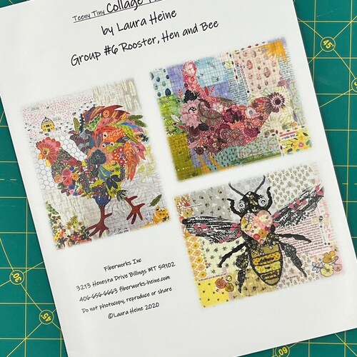 Black Cat Collage Quilt Pattern by Laura Heine - Etsy