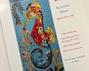 Cactus Queen Collage Quilt Pattern by Laura Heine of Fiberworks - Etsy