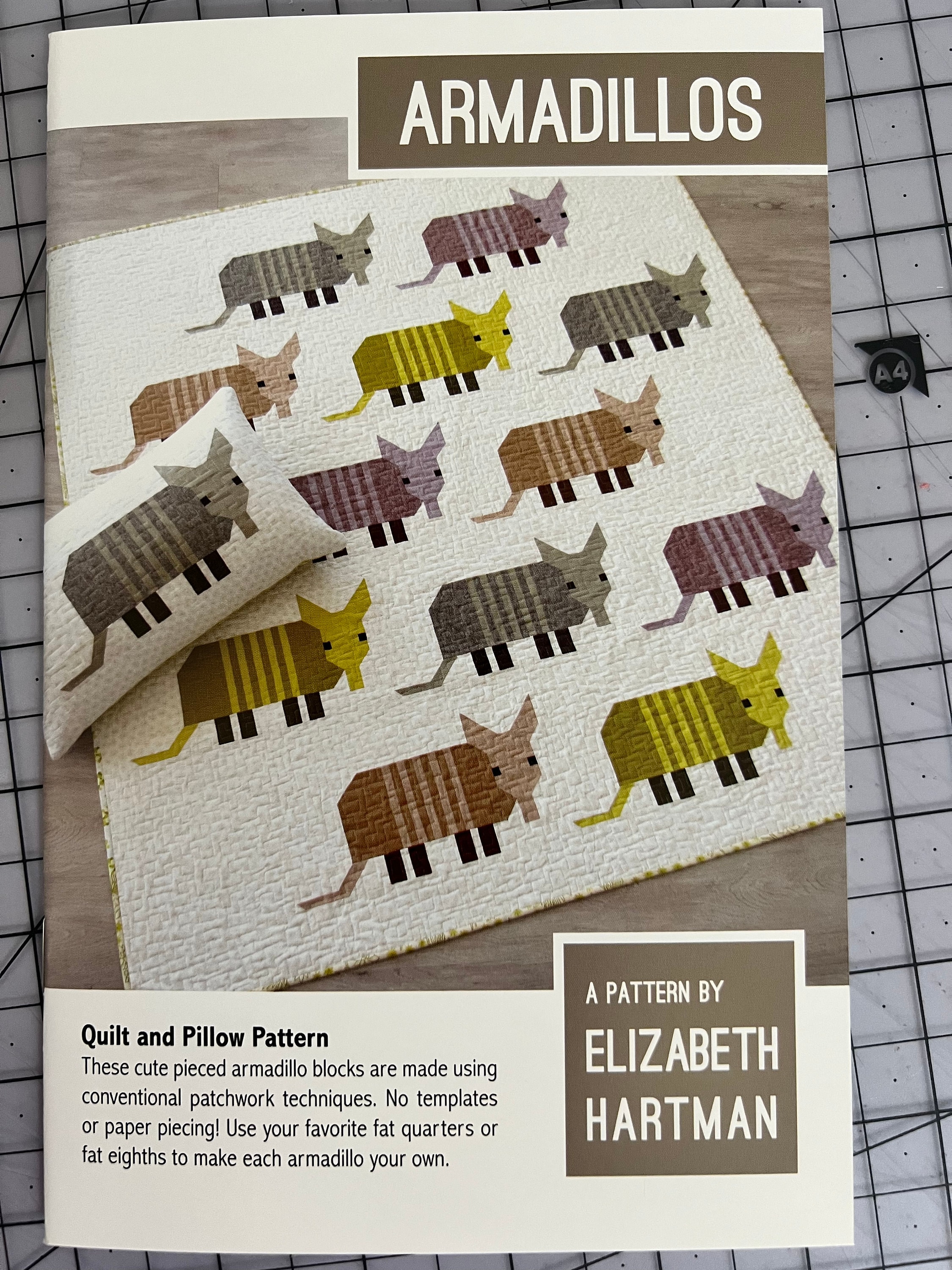 Armadillo Patchwork Quilt Pattern by Elizabeth Hartman - Etsy