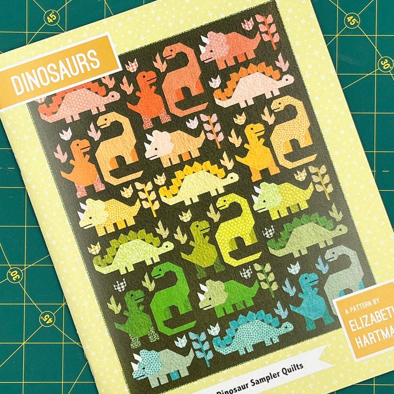 Dinosaur Quilt Pattern - Etsy