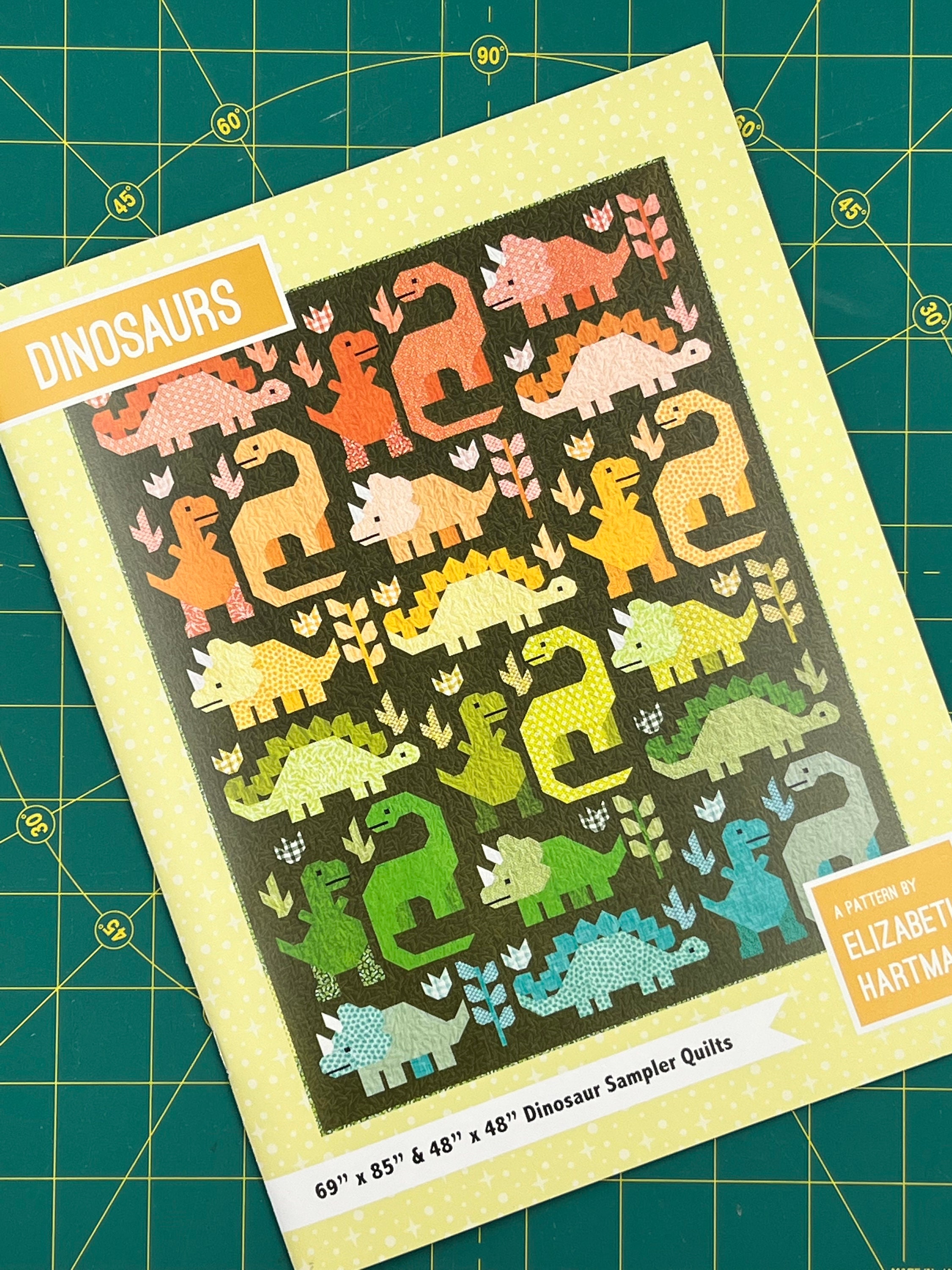 Dinosaurs Quilt Pattern by Elizabeth Hartman - Etsy