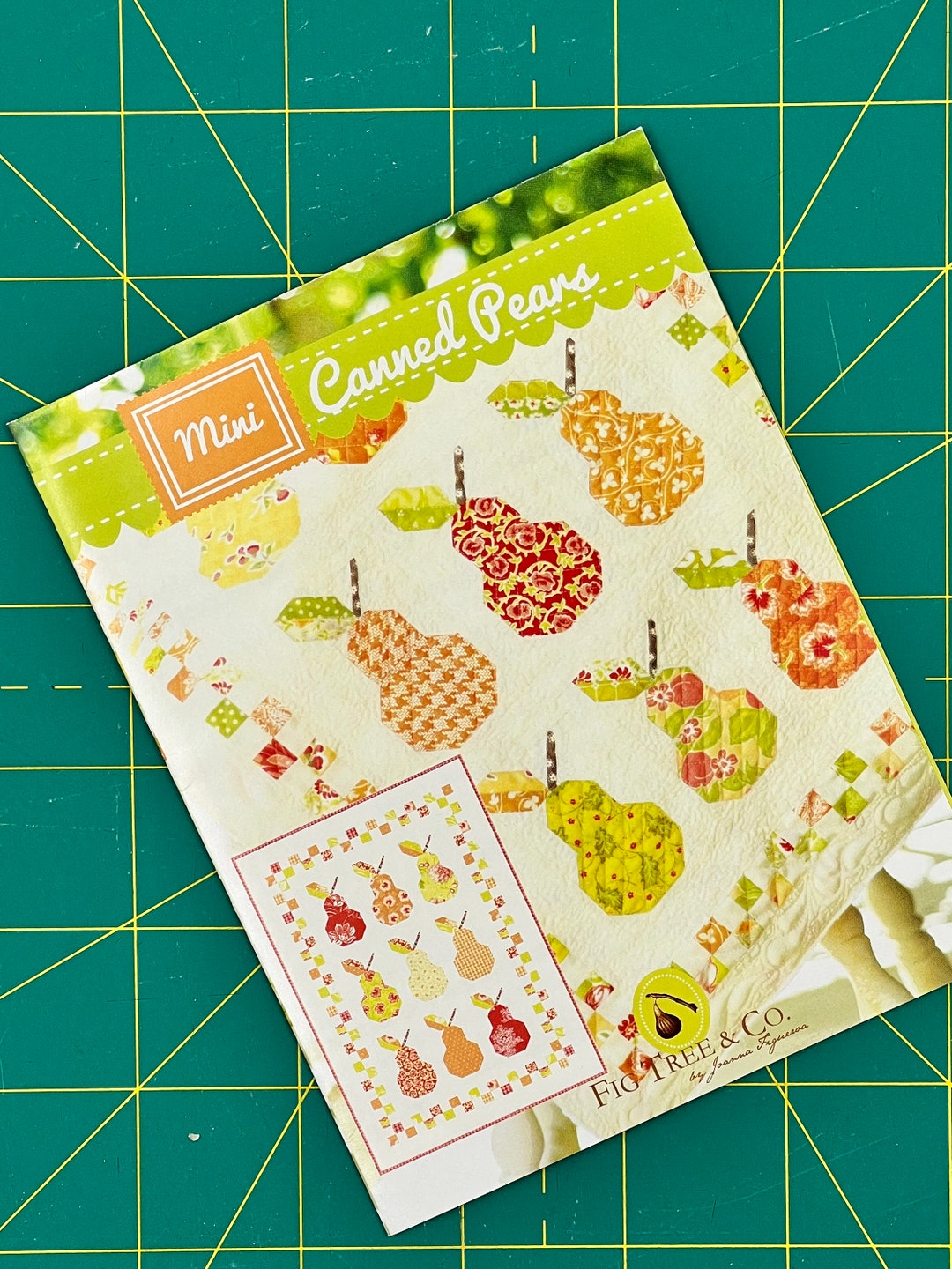 Mini Canned Pears Quilt Pattern by Fig Tree Quilts - Etsy