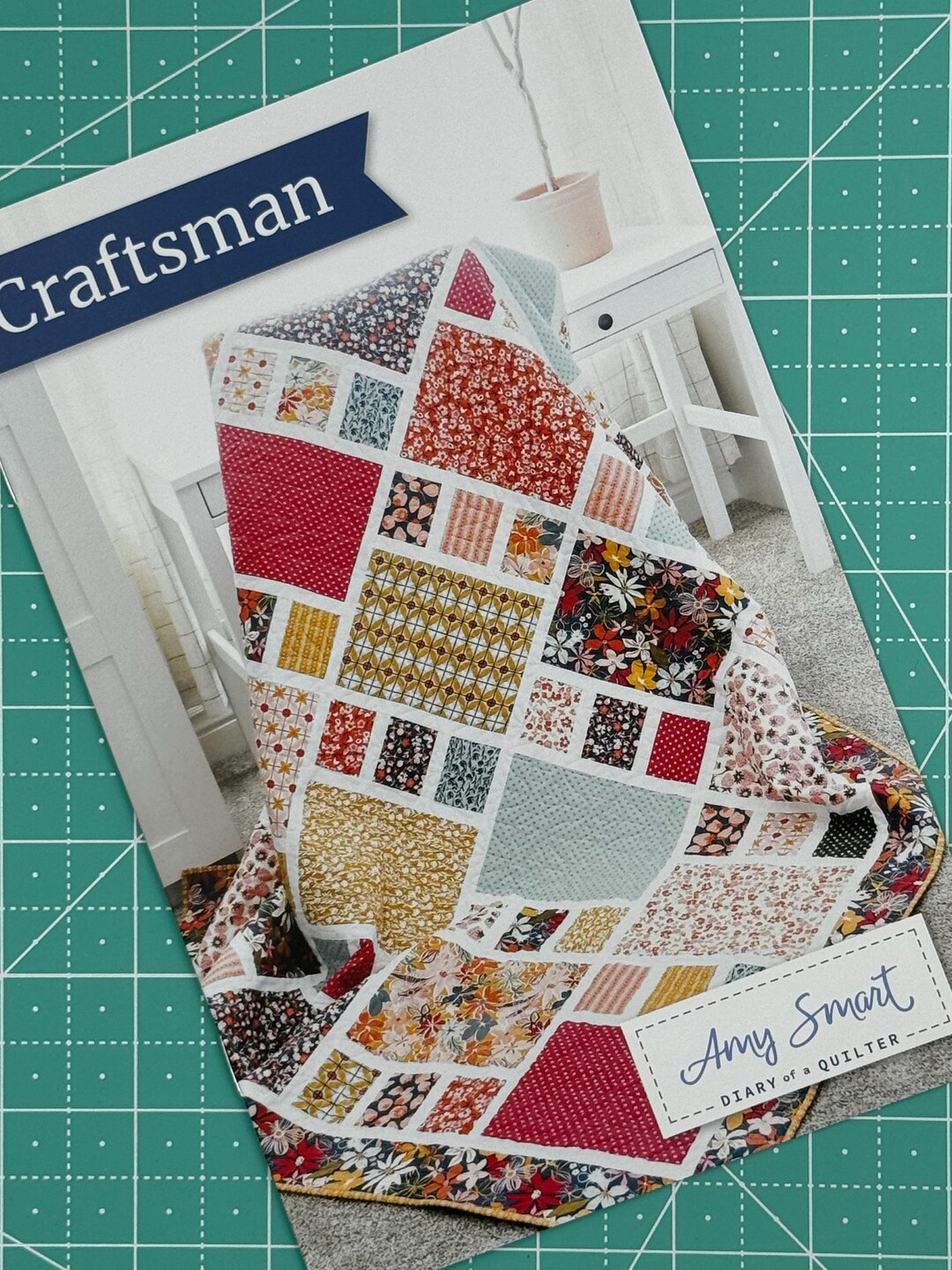 Craftsman Quilt Pattern by Amy Smart, A Fast and Easy Quilt, Great for ...