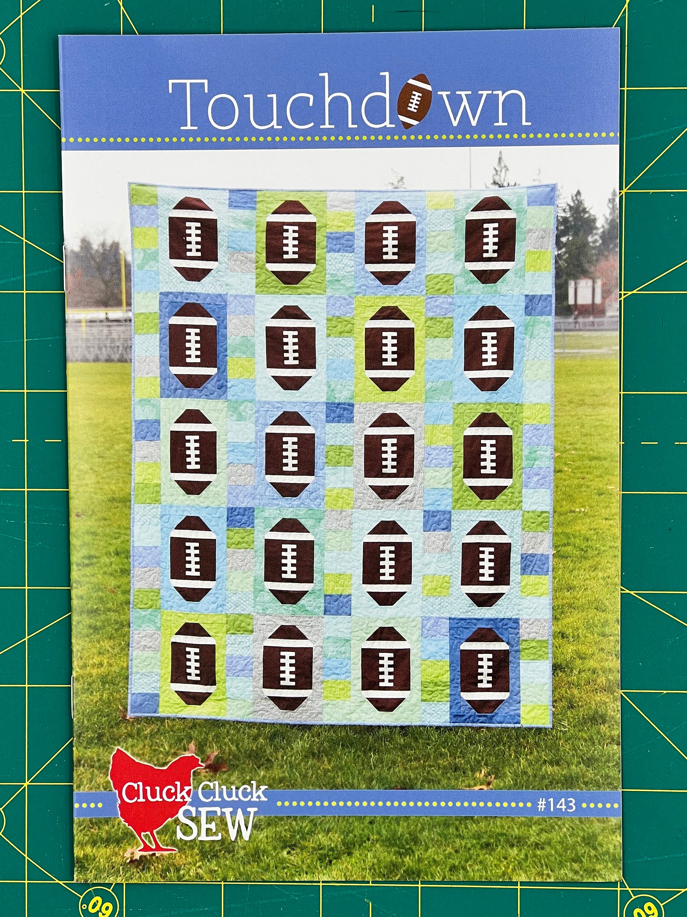 Touchdown Football Quilt Pattern by Cluck Cluck Sew - Etsy