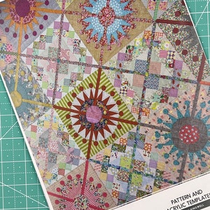 Queens Cross Patchwork Quilt Pattern and Acrylic Templates by Jen ...
