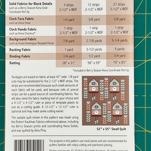 Cuckoo Clock Quilt Pattern by Elizabeth Hartman - Etsy