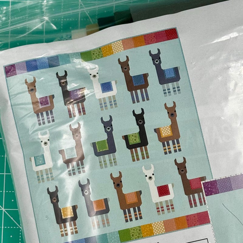 Llama Quilt Pattern - Etsy