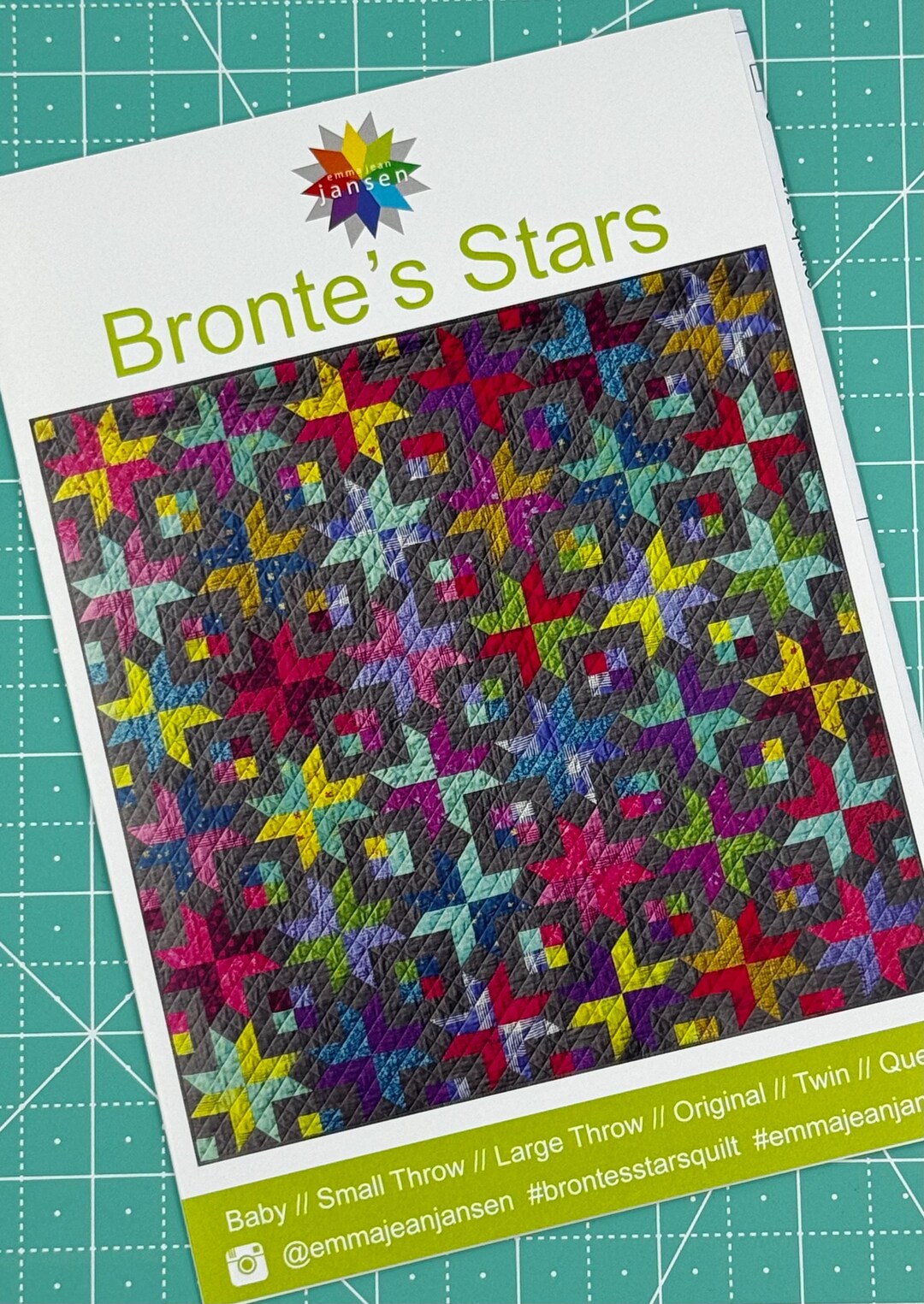 Bronte’s Stars Scrap Quilt Pattern From Emma Jean Jansen - Etsy
