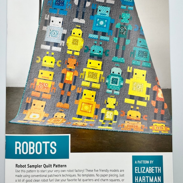 Robot Quilts - Etsy