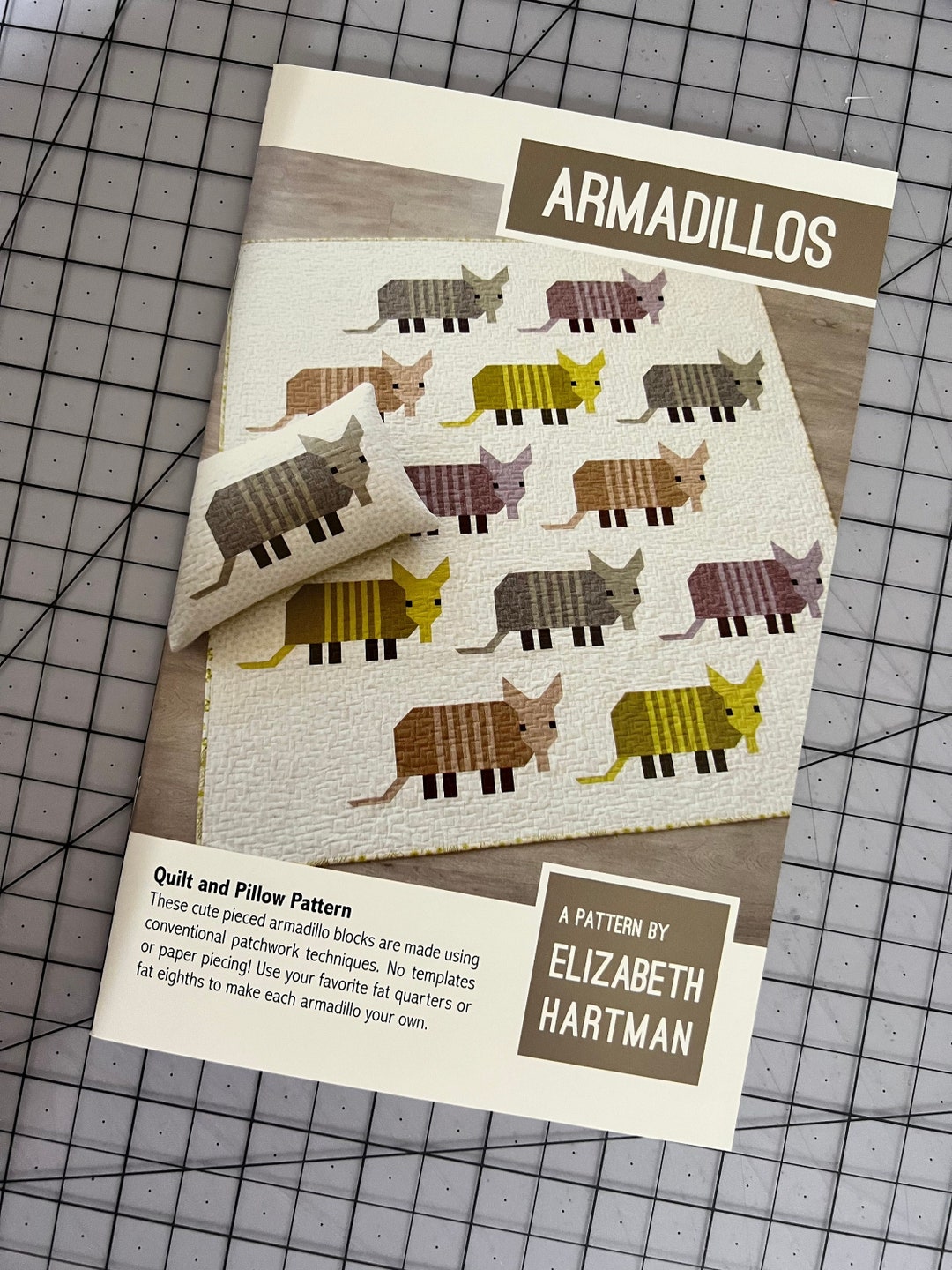 Armadillo Patchwork Quilt Pattern by Elizabeth Hartman - Etsy
