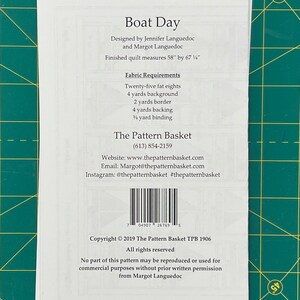 Boat Day, Sailboat Quilt Pattern by the Pattern Basket - Etsy