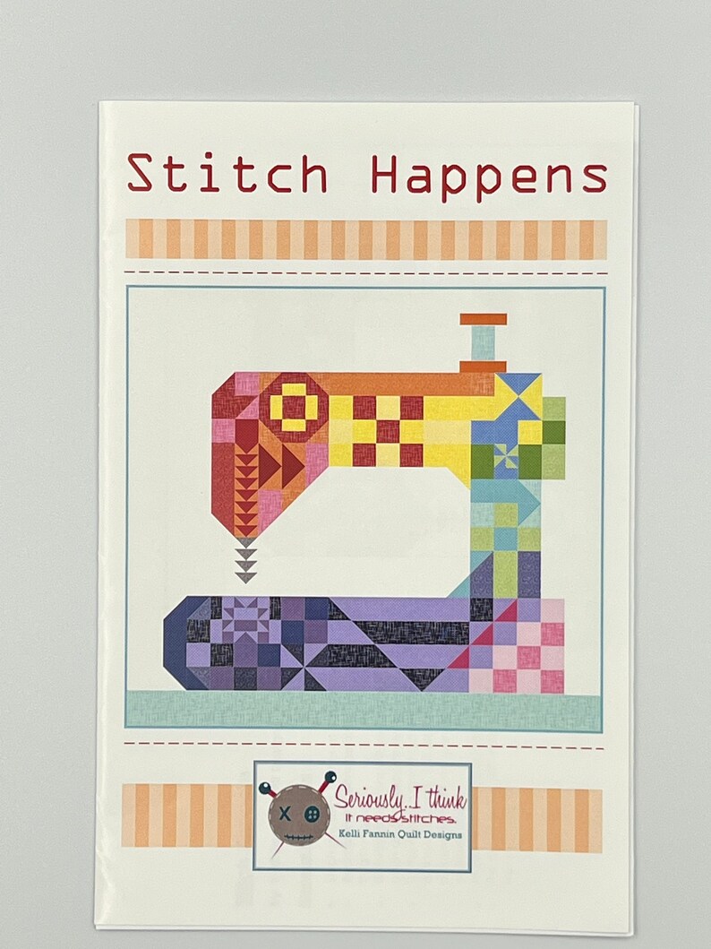 Stitch Happens Sewing Machine Quilt Pattern - Etsy