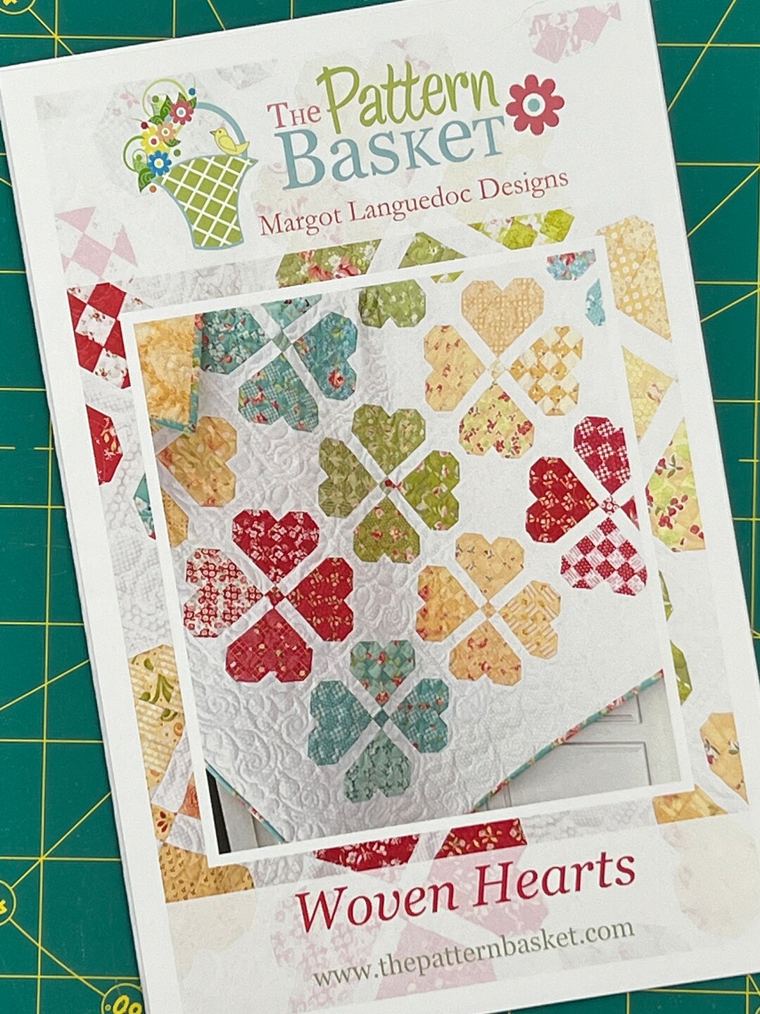 Woven Hearts Valentine’s Day Quilt Pattern by the Pattern Basket - Etsy