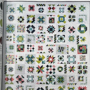 Summer Moon Sampler Patchwork Quilt Pattern Block of the Month Book - Etsy