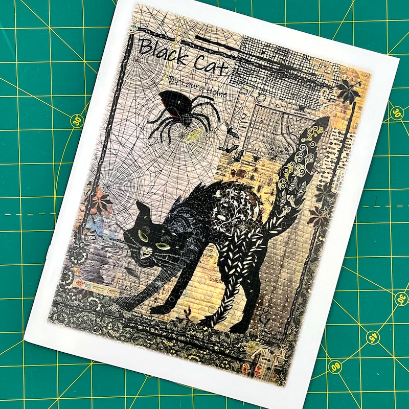 Black Cat Collage - Etsy
