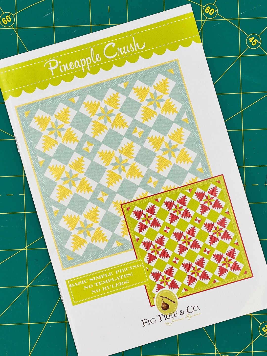 Pineapple Crush Fig Tree Quilt Pattern - Etsy