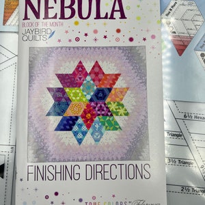 Nebula BOM Quilt Pattern by Jaybird Quilts Hex N More & Super Sidekick ...