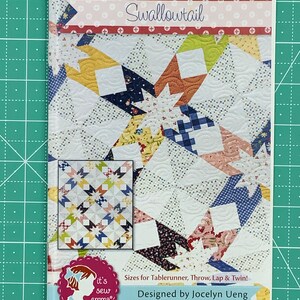 Swallowtail Patchwork Stars Quilt Pattern From It’s Sew Emma Four Sizes Fat Eighth Friendly - Etsy